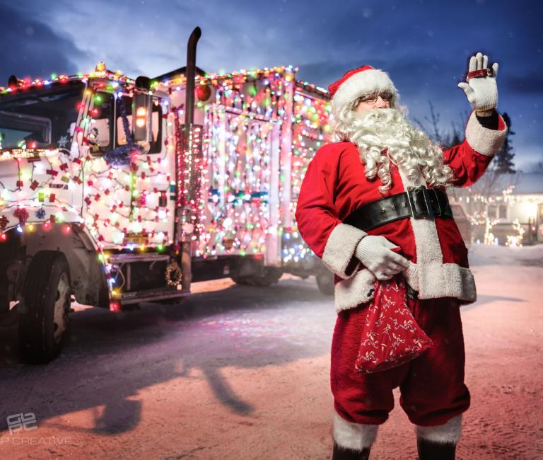 Garbage Truck Santa | Up Here Publishing