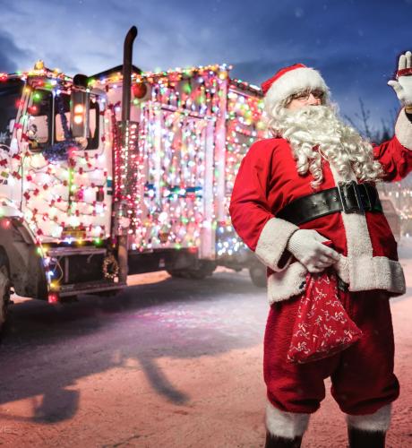 Garbage Truck Santa | Up Here Publishing