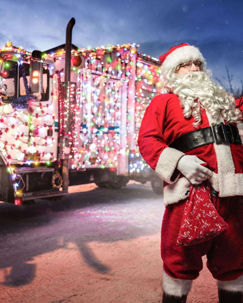 Garbage Truck Santa | Up Here Publishing