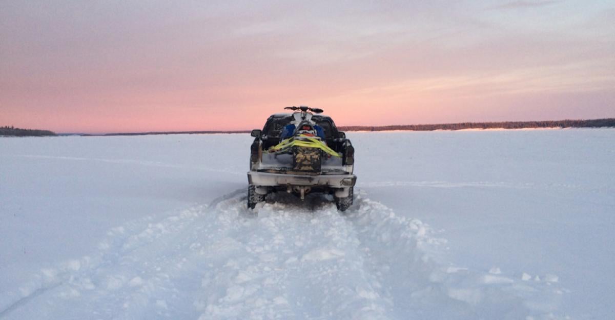 How To Drive Across A Frozen Lake... | Up Here Publishing